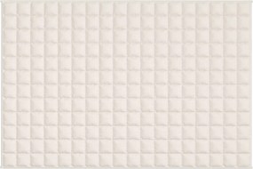 Zátěžová deka světle krémová 122 x 183 cm 5 kg textil 3154811