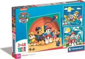 Clementoni PUZZLE Tlapková patrola / 3x48 dílků / od 5 let