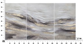Set 3 nástěnných obrazů Mauro Ferretti Rugani II, 80x150x2,7cm