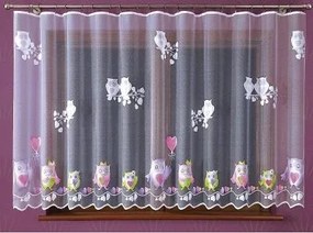 Dětské záclony na žabky W-622344 Sovy více rozměrů, Rozměry 200x150cm