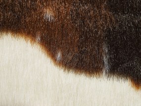 Koberec koženka hnědá 60 x 90 cm NAMBUNG Beliani