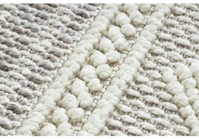 koberec NANO FH69A Diamanty, smyčkový, plošně tkaný bílá / šedá velikost 140x190 cm | krásné koberce cz