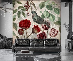 Gario Fototapeta Abstraktní příroda ptáků - Andrea Haase Materiál: Vliesová, Rozměry: 100 x 100 cm