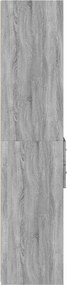 Skříň highboard šedá sonoma 45 x 42,5 x 185 cm kompozitní dřevo 3281453