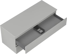 Mexen Orio, koupelnová skříňka 120 cm s horní částí, 2 zásuvky, šedá manta, 91A10-12047-2-BFFC62