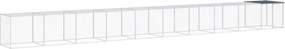 Klec pro kuřata se střechou antracitová 1 003 x 98 x 90 cm ocel 3189043