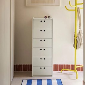 Krémová skříňka 40x118x40 cm Wally – Teulat