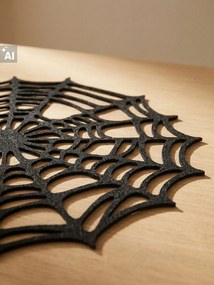 Sinsay - Prostírání na stůl s halloweenským motivem 2 ks - černá
