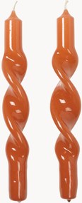 Sada ručně vyrobených svíček Twist, 2 díly