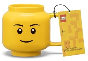 Žlutý keramický dětský hrnek 530 ml Head – LEGO®
