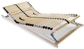 Lamelový rošt postele s 28 lamelami 7 zón 80 x 200 cm 246456