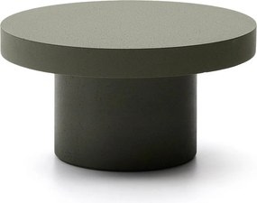 Betonový kulatý zahradní konferenční stolek ø 90 cm Aiguablava – Kave Home