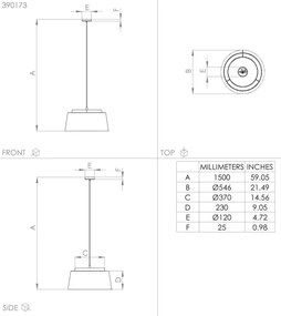 Eglo 390173 - Lustr na lanku ALMERIMAR 3xE27/40W/230V šedá/zlatá