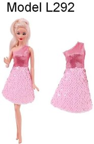 Oblečky pro Barbie - růžové outfity Varianta: model L292