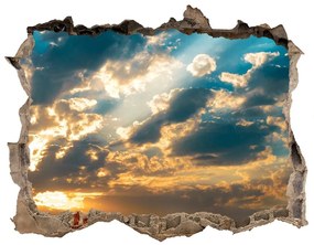 Wallmuralia Nálepka fototapeta na zeď Západ slunce nebe 95x64 cm