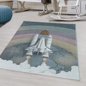 Vopi | Dětský koberec Funny 2111 multi - Kruh průměr 160 cm