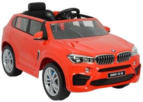 HračkyZaDobréKačky Dětské elektrické autíčko BMW X5 M červené