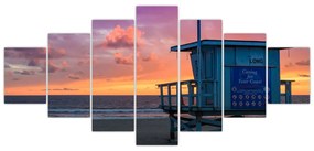 Obraz z pláže Santa Monica (210x100 cm)