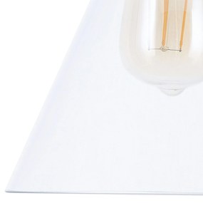 Závěsná lampa mosazno skleněná BERGANTES Beliani