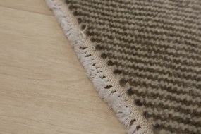 MK Original: Produkty s rodokmenem, Ručně vázaný indický koberec Sirsa 1311 brown, 60x90, béžová, ložnice