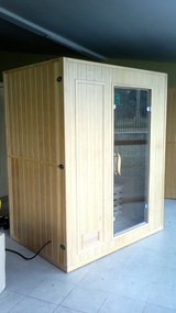 M-Spa - HARVIA - Suchá sauna so saunovou pecou pre 3 osoby, 154 x 110 x 192cm