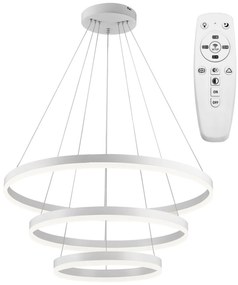 Toolight - LED stropní svítidlo Vegas 20+40+60 + dálkové ovládání, bílá, OSW-07857