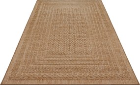 Hanse Home, AKCE: 120x170 cm Kusový koberec Forest 103992 Beige/Brown – na ven i na doma, béžová, chodba / předsíň