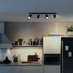 Philips Kosipo 4x GU10 černá / Bodové svítidlo / 5,5W / bez zdroje / I