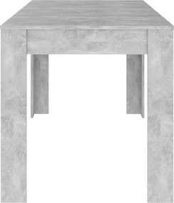vidaXL Jídelní stůl 140 x 74,5 x 76 cm dřevotříska [804204] Barva: Betonová šedá