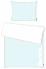 Bench Bavlněné povlečení bílo-modrá, 140 x 200 cm, 70 x 90 cm