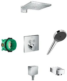 Hansgrohe Raindance E - Sprchový set 300 s termostatem pod omítku, chrom 27918000