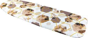 Bellatex Potah na žehlicí prkno Hnědá,Béžová,Bílá délka 110-120 cm a šířka 30–38 cm