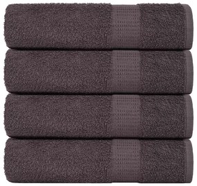 Ručníky do sprchy FROGN 4 ks antracitové 70x140 cm 360 g/m² 136686
