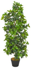 Umělá rostlina vavřín vznešený s květináčem zelená 120 cm 280180