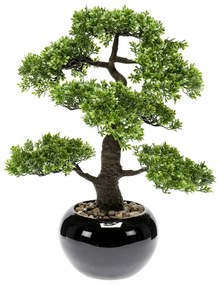 Emerald Umělý fíkus mini bonsai zelený 47 cm 420006