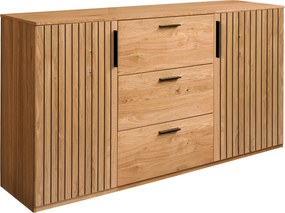XXXLutz KOMODA, dub, barvy dubu, 147/94/42 cm Linea Natura - Komody z masivu - 000891002603