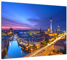 Skleněný obraz - Modré nebe nad Berlínem (70x50 cm)