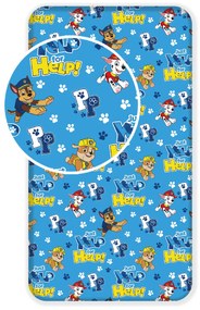 Jerry Fabrics prostěradlo Paw Patrol PP137, 90x200 cm