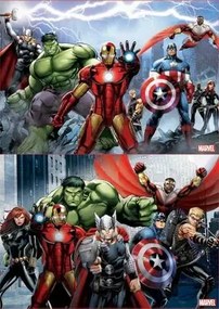 EDUCA Puzzle Avengers / Sjednocení 2x100 dílků / od 6 let
