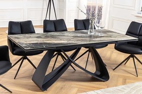 Roztahovací keramický stůl Bayarmaa 180-220-260 cm taupe