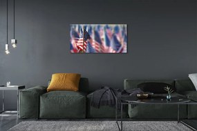 Obrazy na plátně Vlajky Spojených států 140x70 cm