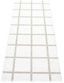 Vinylový koberec Pappelina Ada bílá velikost: 70x225cm
