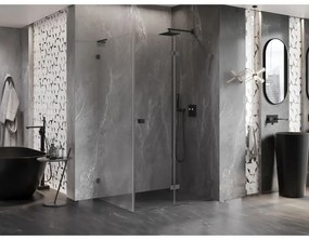 Mexen Lunar-F L, skládací sprchový kout pravý 100 x 80 cm, 8mm čiré sklo, grafitový profil, 836L-100-080-95-00-P