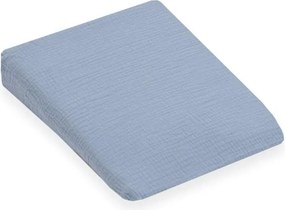 Mušelínový potah na kojenecký polštář-klín New Baby STANDARD 30x37cm blue