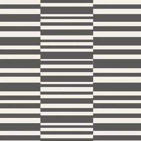 Černo-bílá geometrická vliesová tapeta 377162 Stripes+ Eijffinger