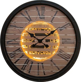 XXXLutz NÁSTĚNNÉ HODINY 76 cm Globo - Online Only svítidla - 007326083401