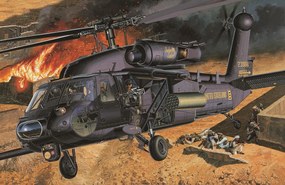 Plastikový model model kit vrtulník 12115 - ah-60l dap