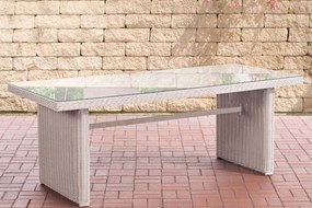 Stůl Fontana XL – perleťově bílá
