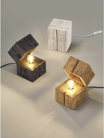 Hnědá stolní lampa (výška 16 cm) Treasure – Trio