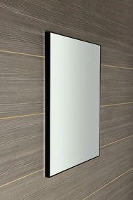 Sapho Arowana zrcadlo v rámu 50 x 80 cm bez osvětlení černá mat AWB5080